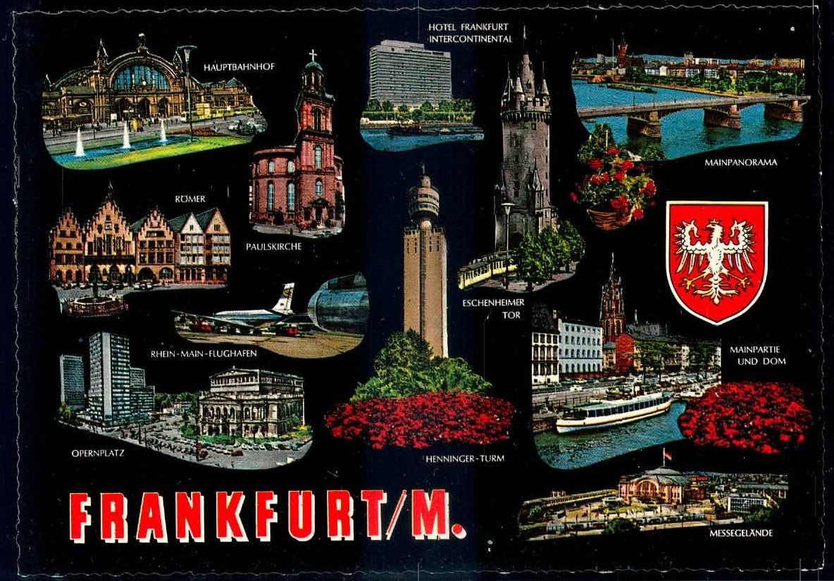 Philasearch.com - Germany West, Zip Code W-59, 600 Frankfurt am Main