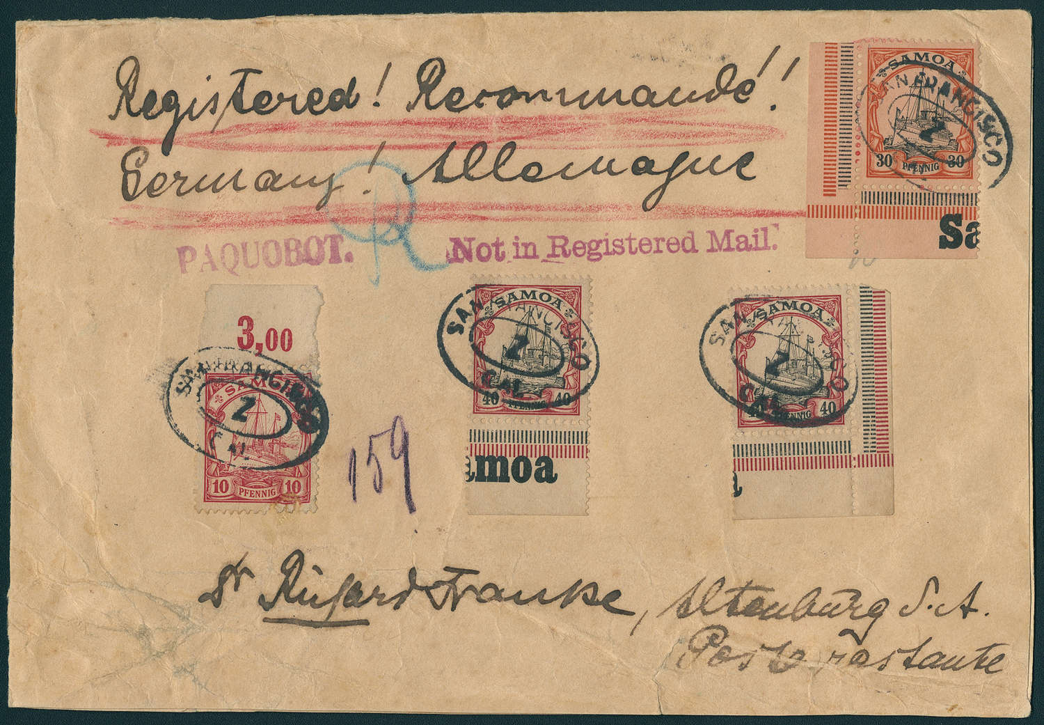 10 Pfg., 30 Pfg. und 40 Pfg. (2), alle - auctions & price archive
