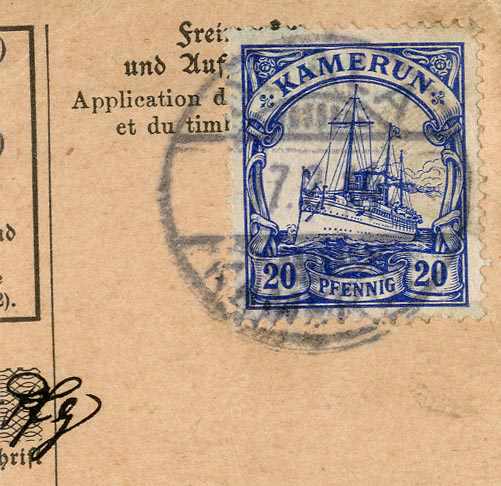 Deutsche Kolonien Kamerun, Stempel Stamp Auctions Deutsche Kolonien Kamerun, Stempel Stamp Auctions