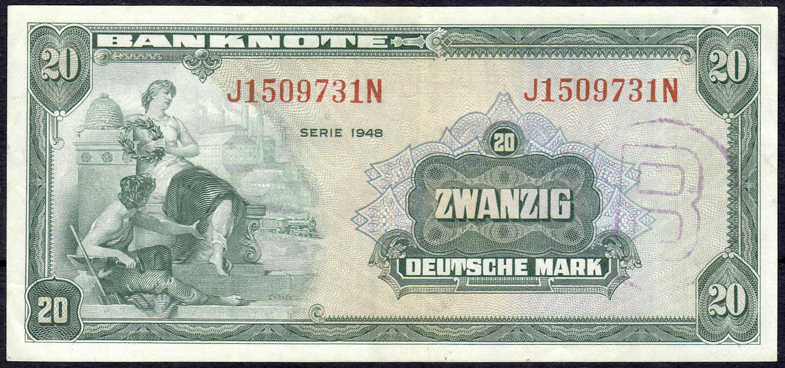 20 Deutsche Mark 1948 | Barnebys