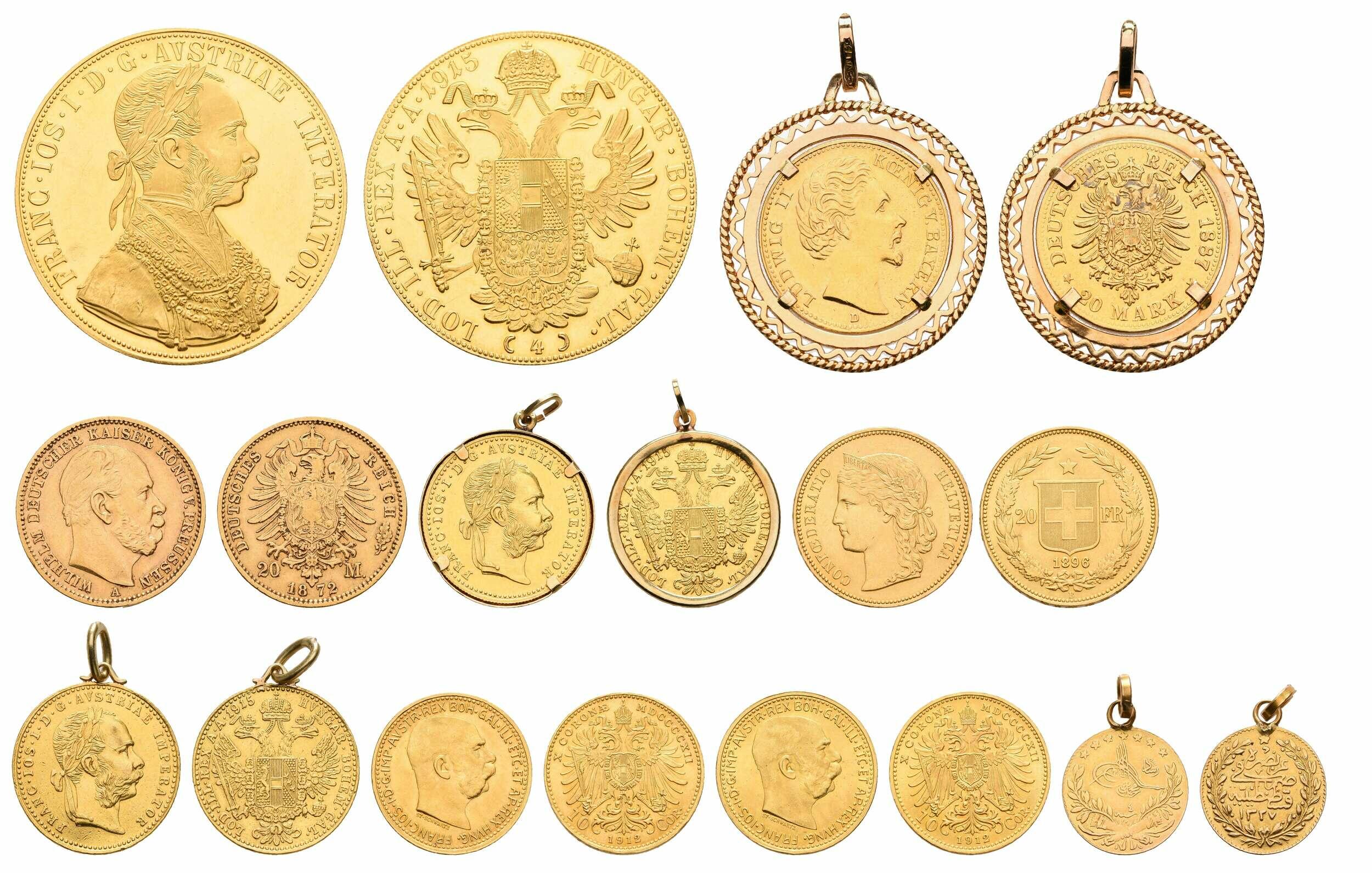 Philasearch.com - Multiple Lots - Coins - Gold Bullion World Coins