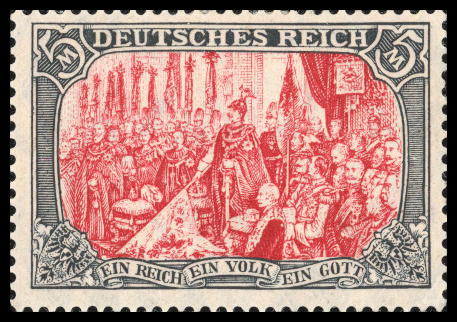 Philasearch.com - German Empire, Germania with watermark, Michel 97 A I M