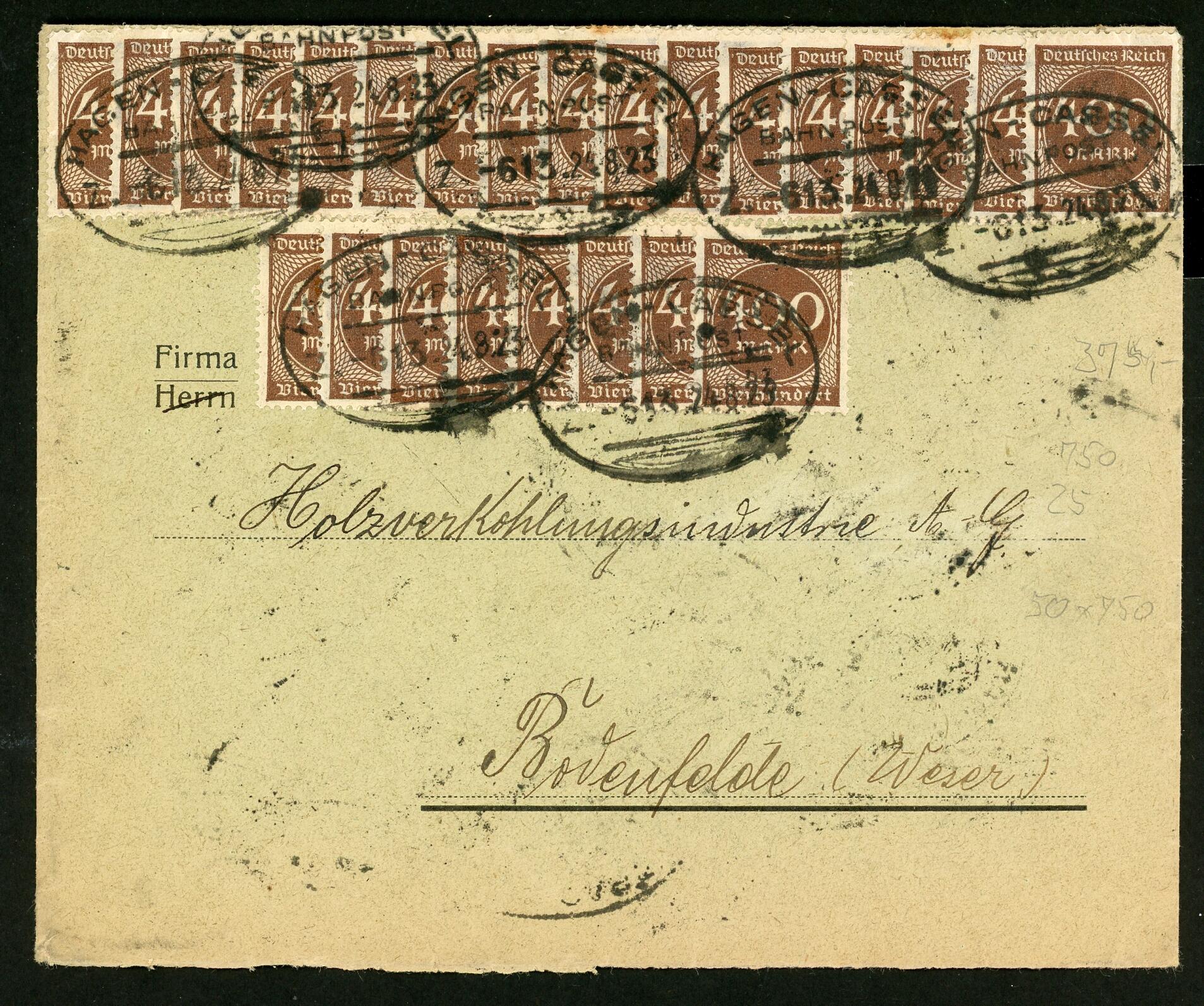 Stamp Auction - Deutsches Reich - 5th Auction, lot 2412