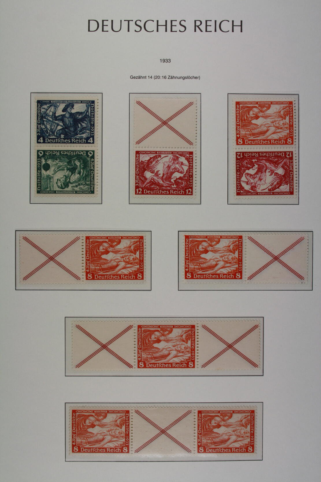 Stamp Auction - deutsches reich zusammendrucke - 5th Auction, lot 3456